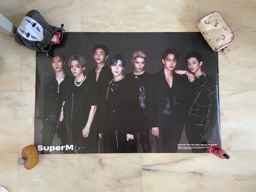 FREE SuperM 1st Album Official Poster, Hobbies & Toys, Memorabilia ...