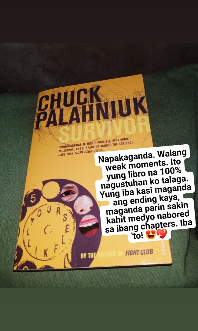 Survivor - Chuck Palahniuk, Hobbies & Toys, Books & Magazines, Fiction ...