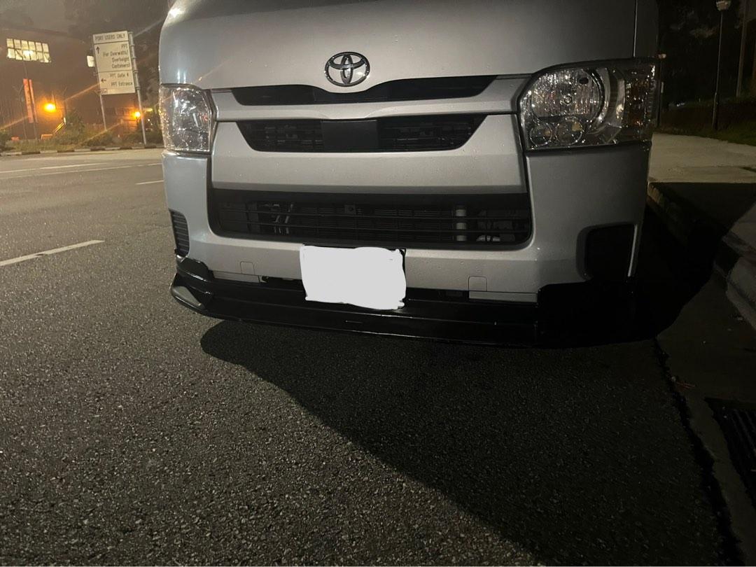 (Swap) Hiace Stock Front bumper (1e7 silver) with front lip, Car ...