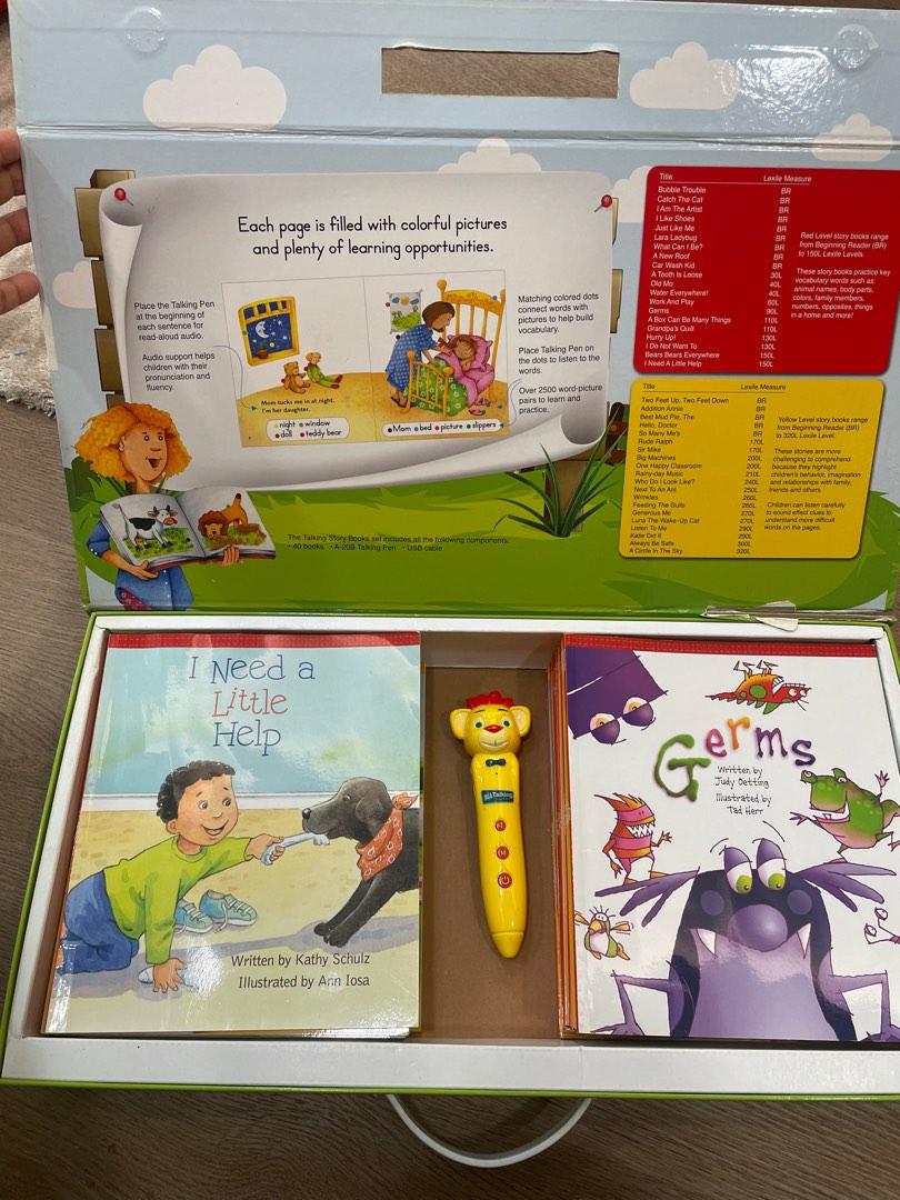 Talking Story Books with Talking Pen Set, Hobbies & Toys, Books ...