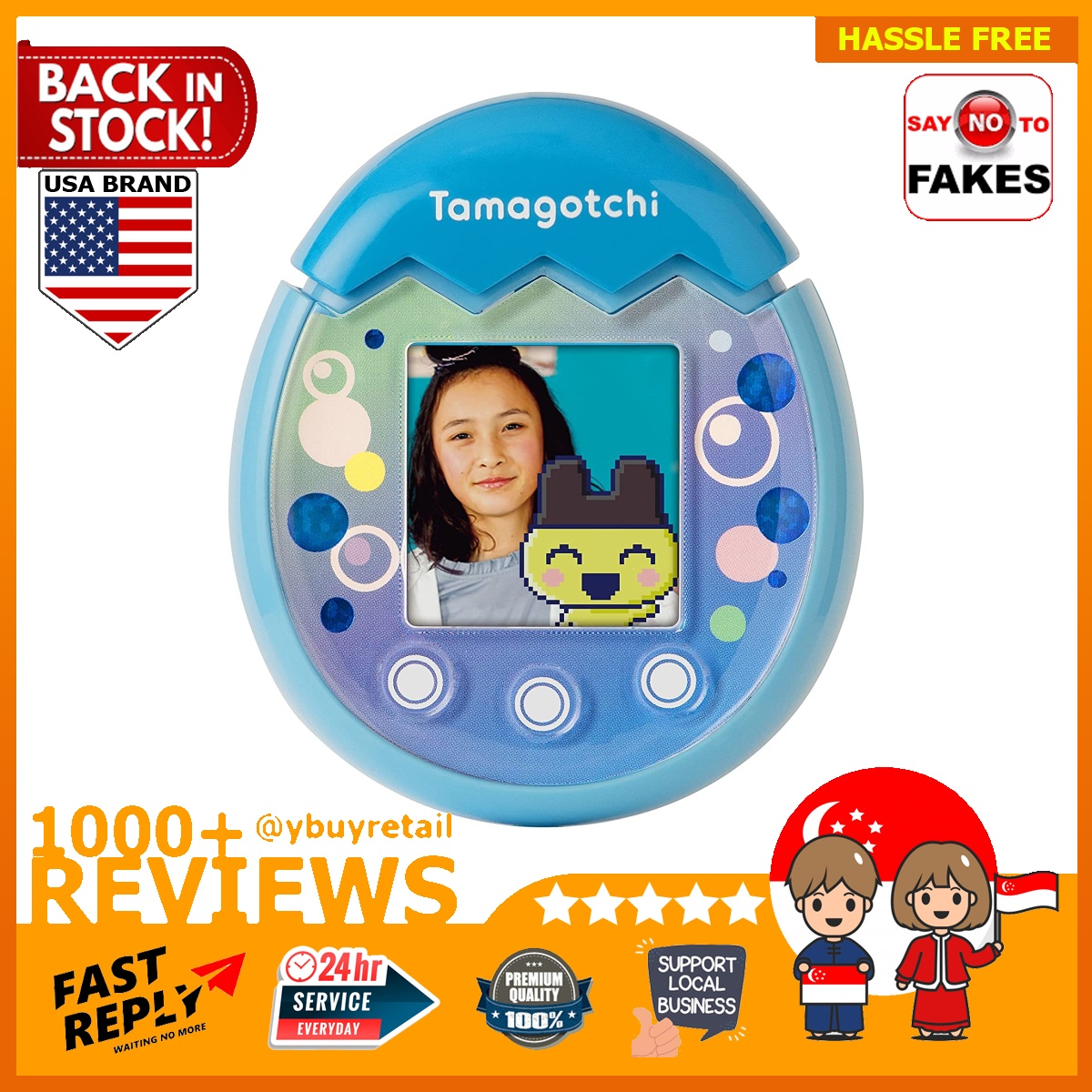 Tamagotchi Pix - Ocean (Blue), Hobbies & Toys, Toys & Games on Carousell