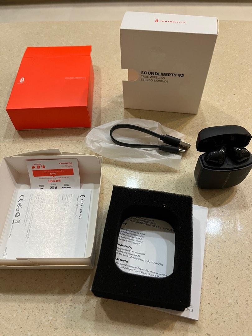 Taotronics Sound Liberty 92 True wireless ear phones, Audio, Earphones ...