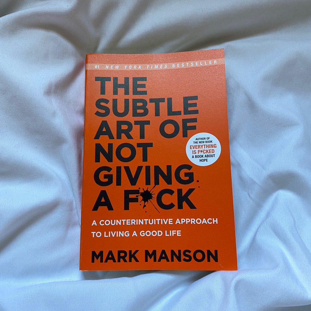 The Subtle Art Of Not Giving A F Ck By Mark Manson Hobbies And Toys