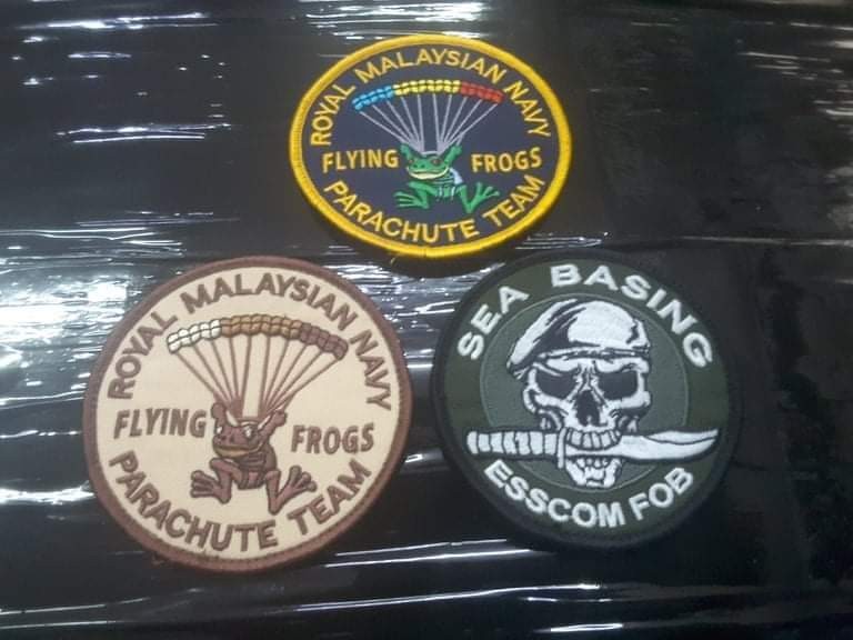 TLDM PASKAL FLYING FROG PATCH VELCRO, Hobbies & Toys, Collectibles ...