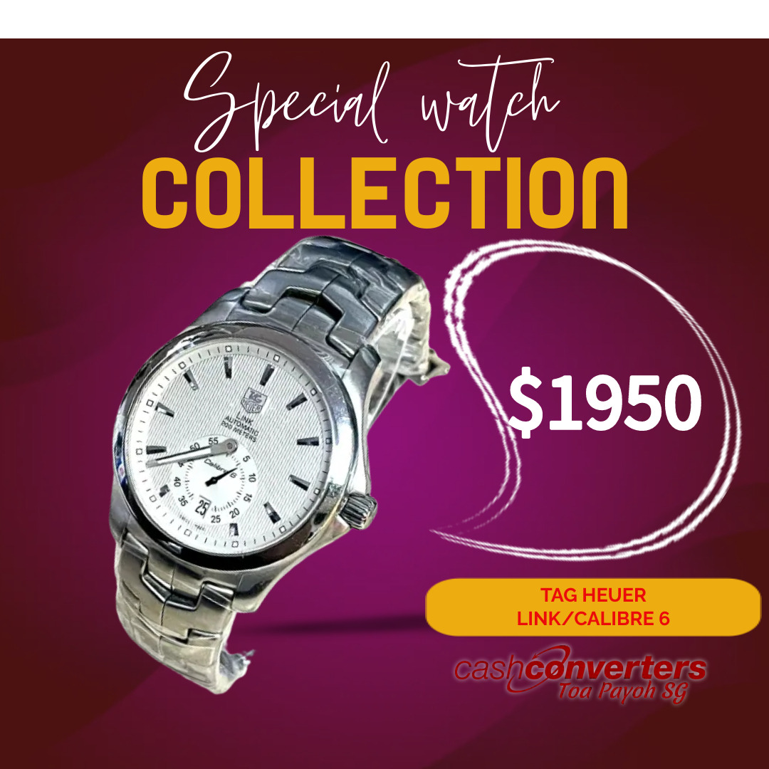 TP-TAG HEUER LINK Calibre 6 Automatic Men's Watch 40mm, Luxury, Watches ...