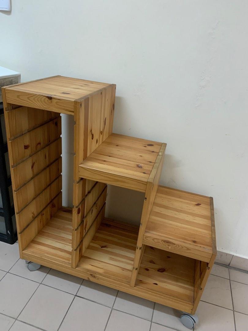 Trofast Pine Storage Cabinet with containers, Furniture & Home Living ...