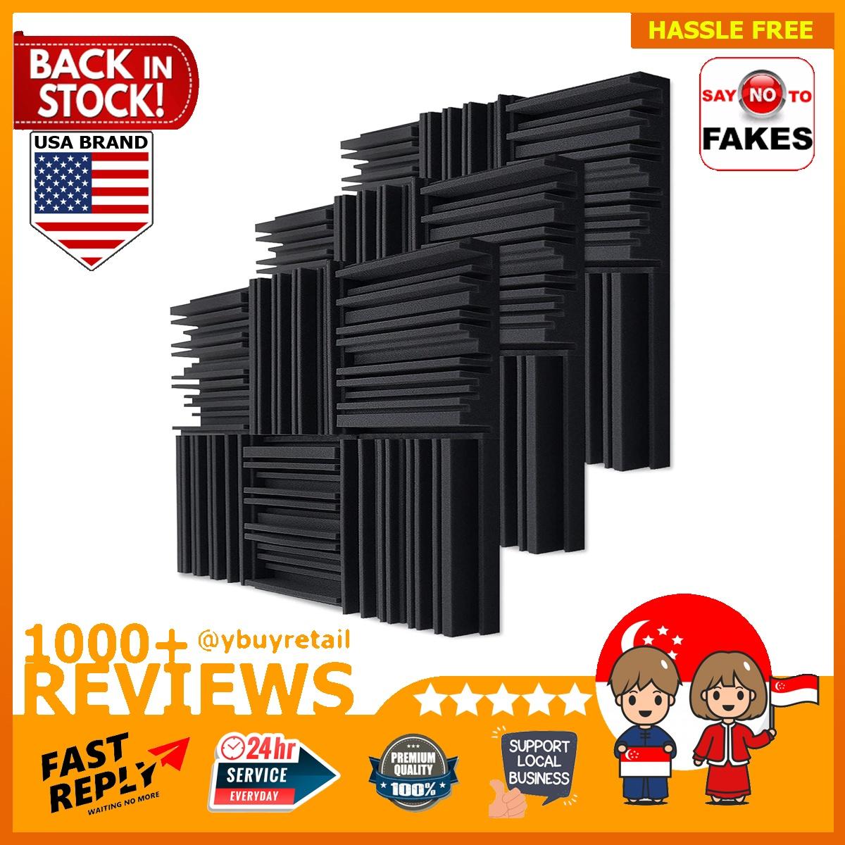 TroyStudio Acoustic Studio Absorption Foam Panel, 12 X 12 X 2 inches ...