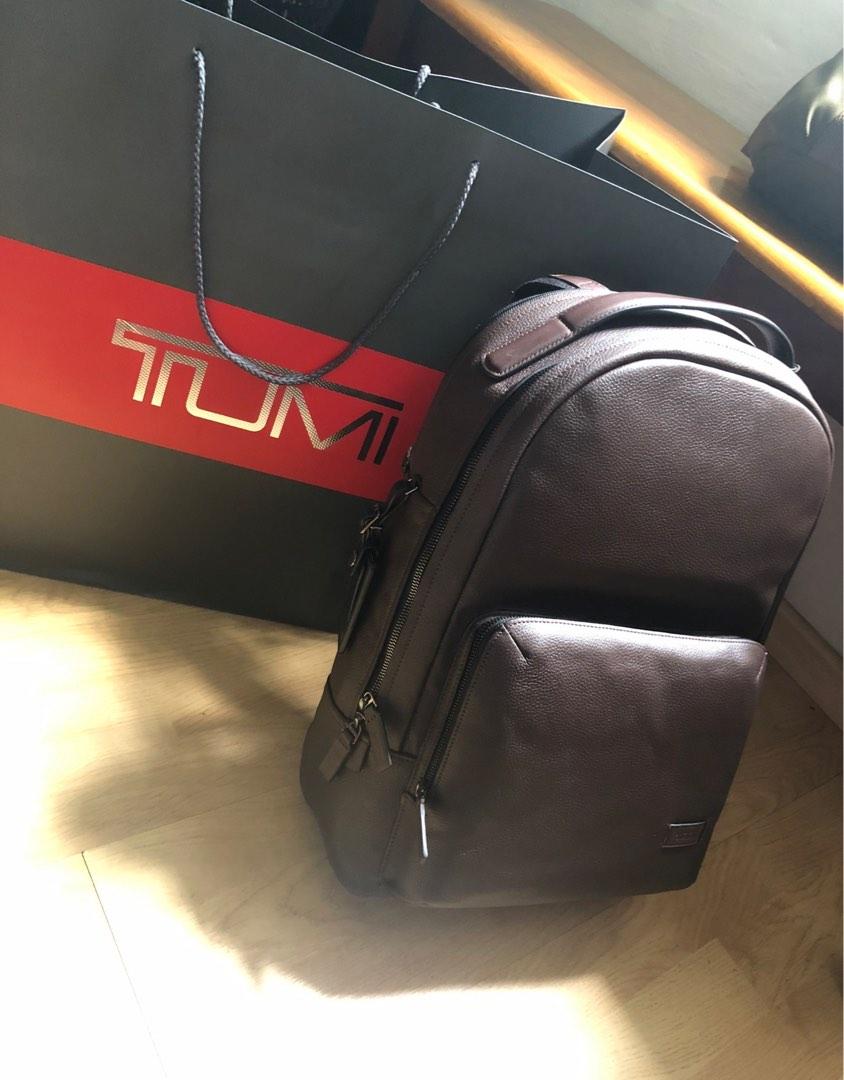 Tumi leather Backpack, Luxury, Bags & Wallets on Carousell