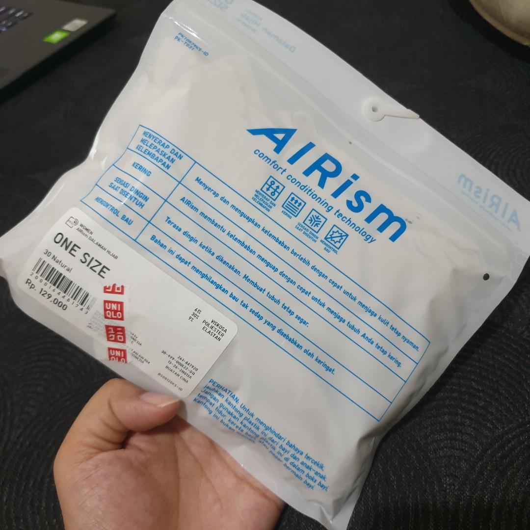 UNIQLO AIRism Dalaman Hijab ORI, Fesyen Wanita, Muslim Fashion, Syal di ...