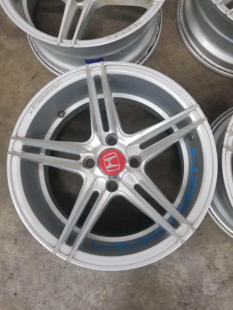 Used 15" Replica Vossen 4/100 Rims Only, Car Accessories, Tyres & Rims ...