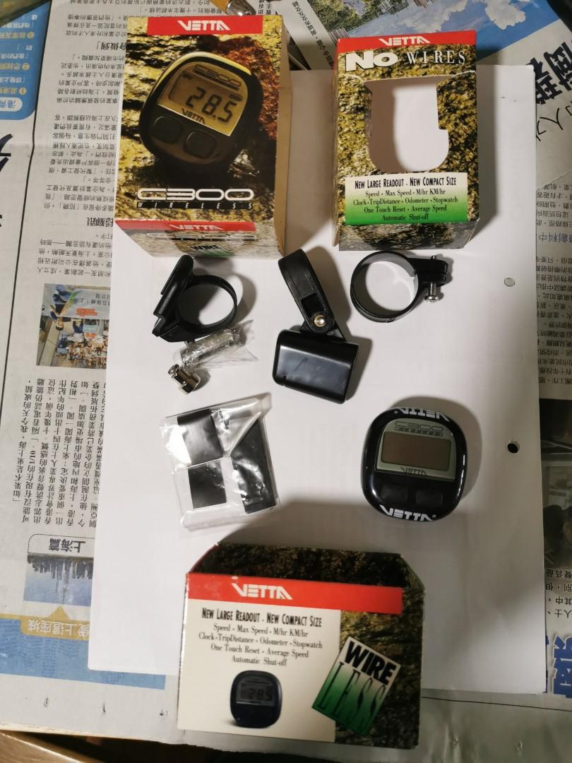 Vetta C300 wireless speedometer, 運動產品, 單車及配件, 單車 - Carousell