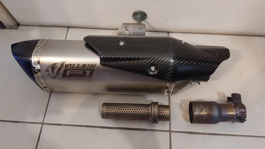 Villain F1 Exhaust, Motorbikes, Motorbike Parts & Accessories, Mufflers ...