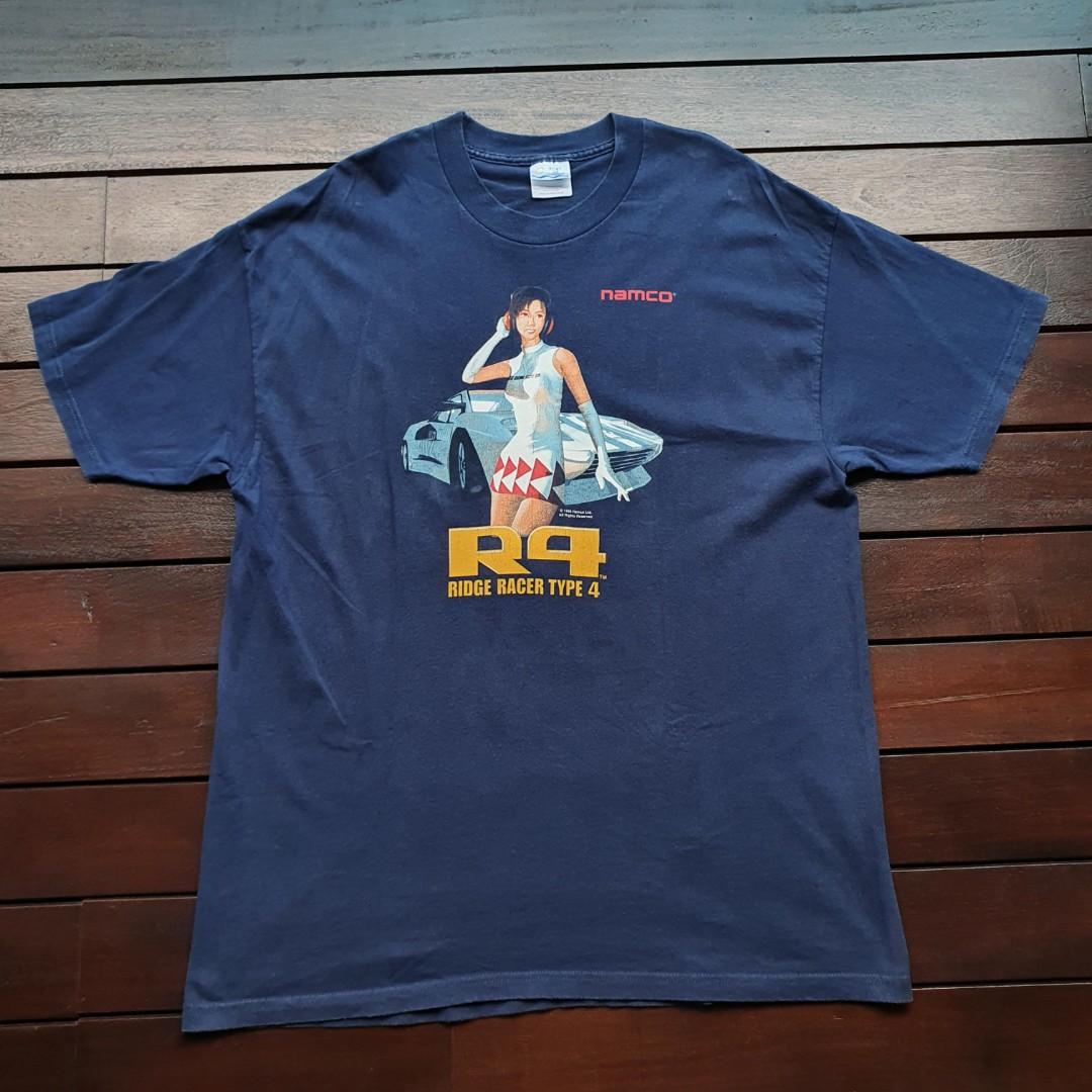 Vintage 1998 Namco Ridge Racer Type 4 Tee, Men's Fashion, Tops & Sets ...