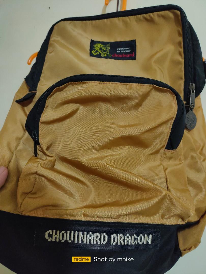 Vintage Chouinard dragon x indoor or outdoor back pack, Men's Fashion ...
