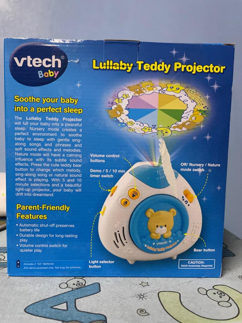 Vtech baby blue lullaby teddy projector, Babies & Kids, Infant Playtime ...