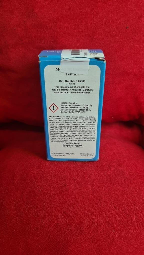 Water Hardness Test Kit, Total Hardness Test Kit, Boiler Water Hardness ...