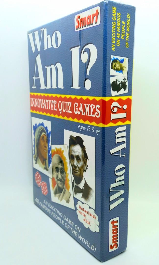 WHO AM I? (Quiz On 48 Famous People Of The World) Card Game, Hobbies ...