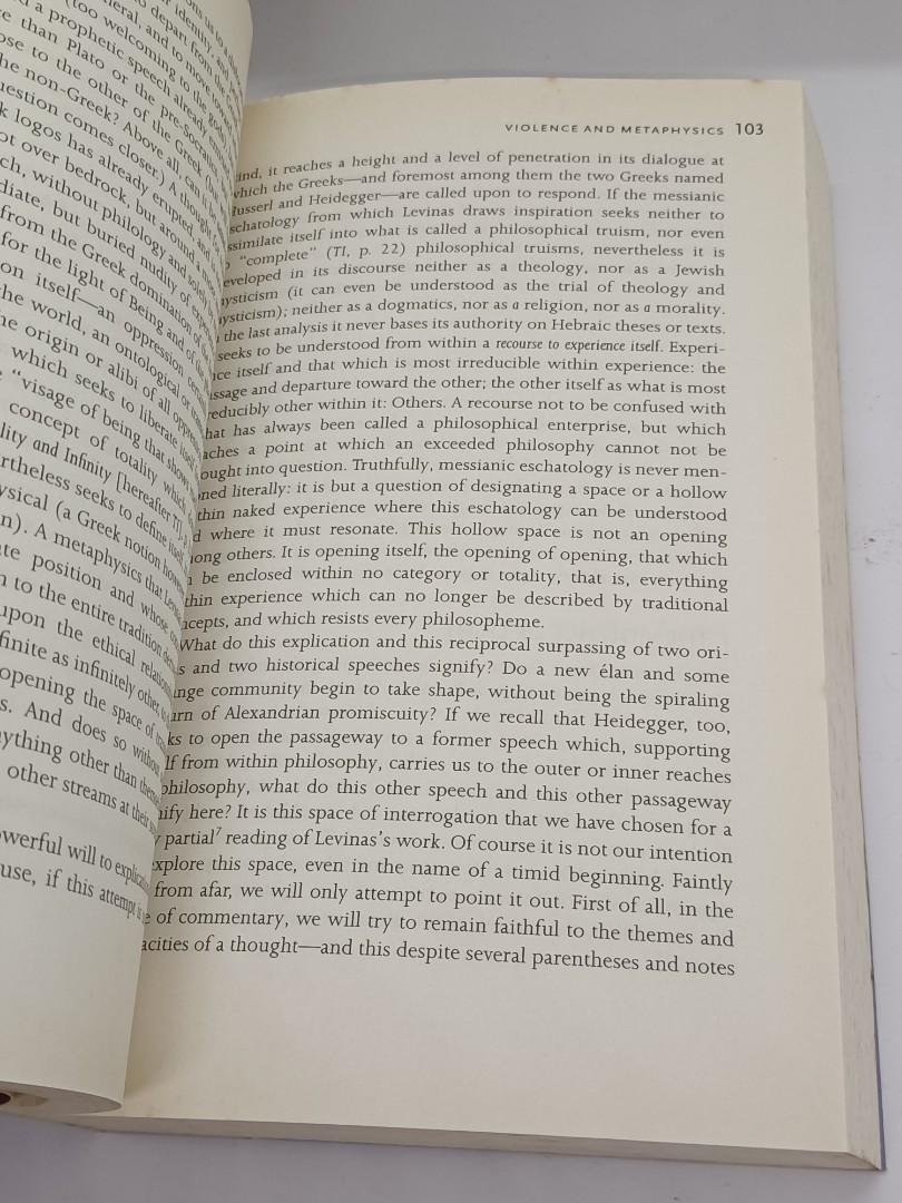 Writing and Difference by Jacques Derrida, Hobbies & Toys, Books ...