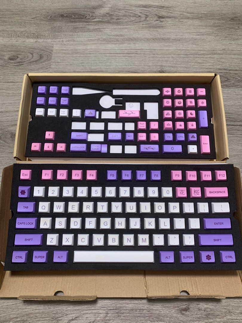 XDA ARC HANA Dye Sub PBT Keycaps, Computers & Tech, Parts & Accessories ...
