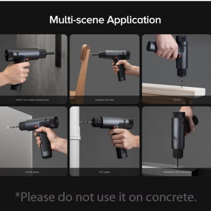 XIAOMI MIJIA 12V Cordless Brushless Electric Drill Kit Electric ...