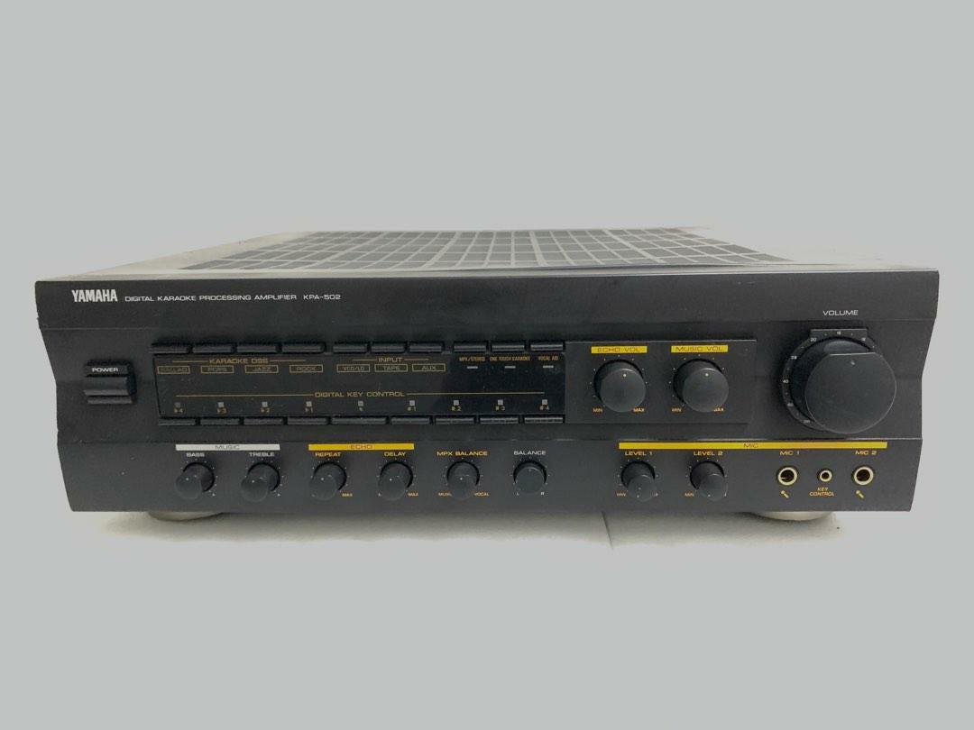 yamaha kpa-502 professional ktv Amplifier 卡拉ok 擴音機, 家庭電器, 電視 & 其他娛樂, 娛樂 ...