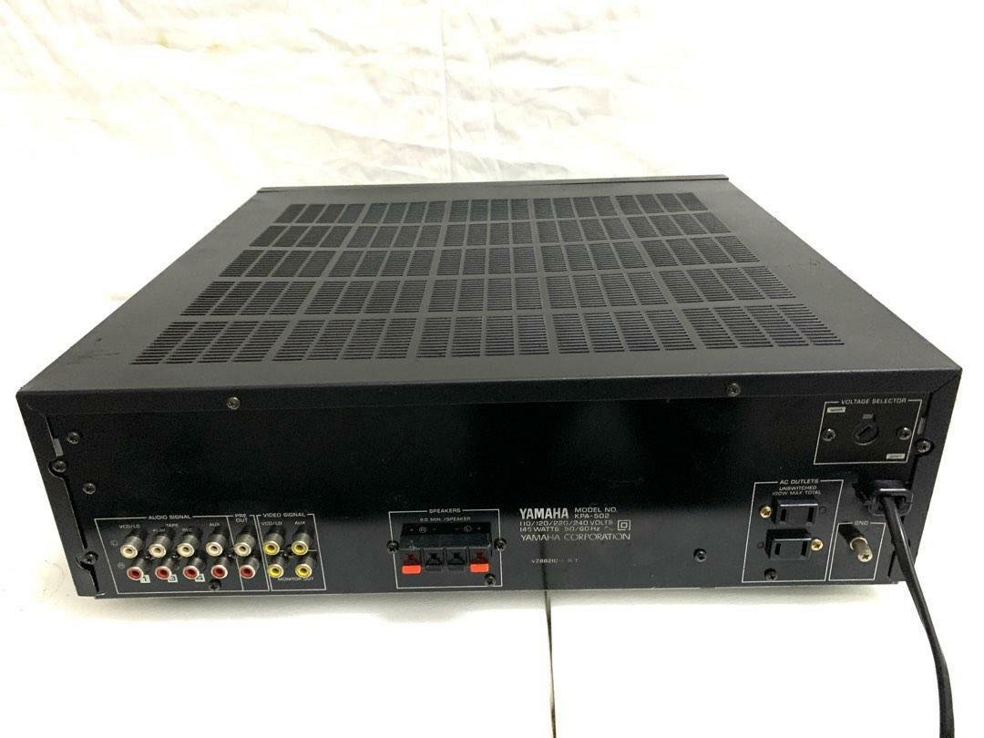 yamaha kpa-502 professional ktv Amplifier 卡拉ok 擴音機, 家庭電器, 電視 & 其他娛樂, 娛樂 ...