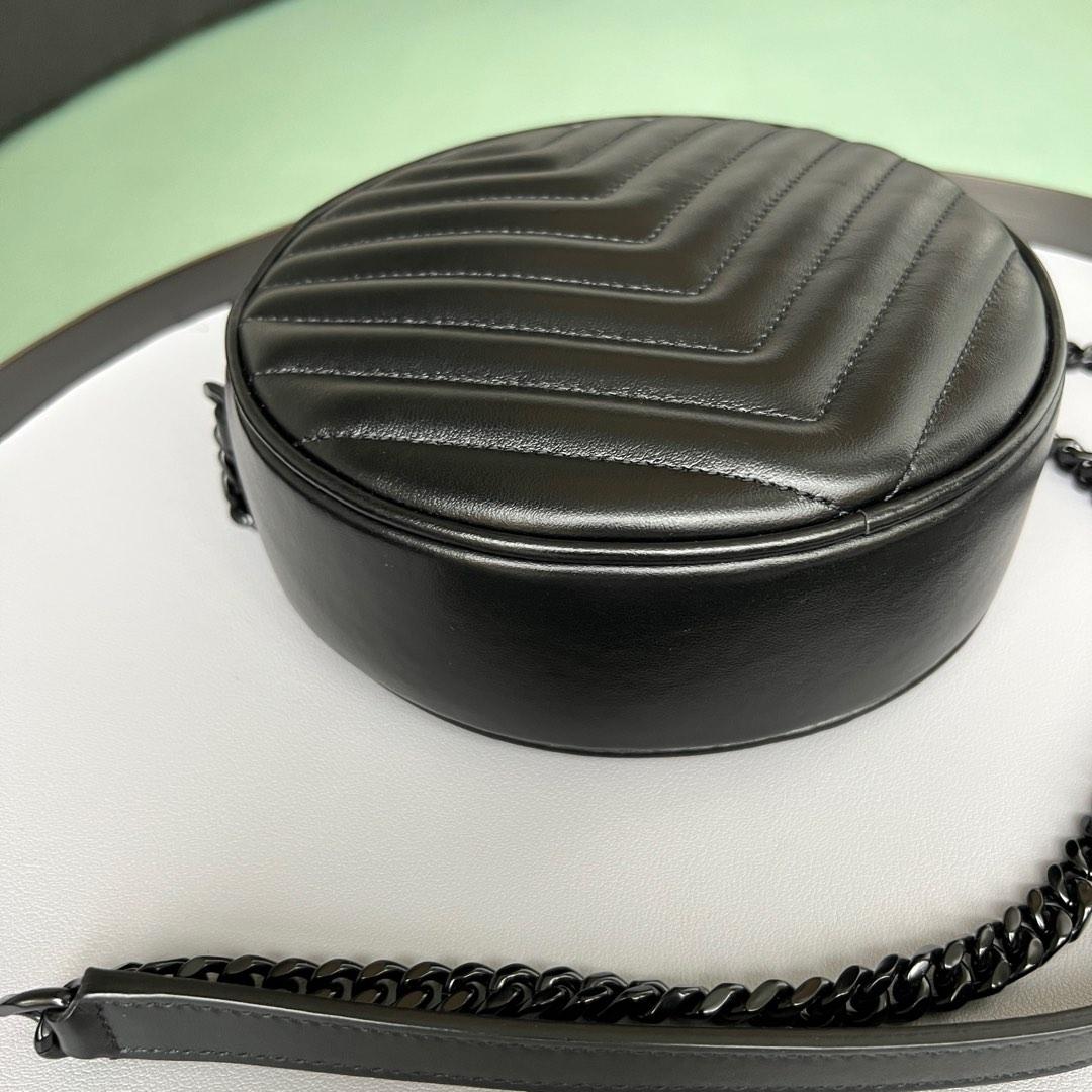 Ysl Saint Laurent Vinyle Round Bag, Luxury, Bags & Wallets on Carousell