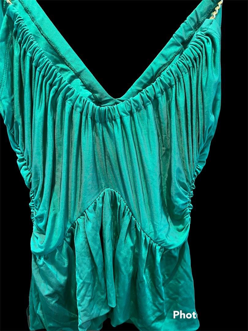 ZARA Chain SatinTop, Women's Fashion, Tops, Sleeveless on Carousell