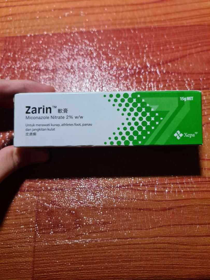 Zarin cream (Miconazole 2%), Health & Nutrition, Medical Supplies ...