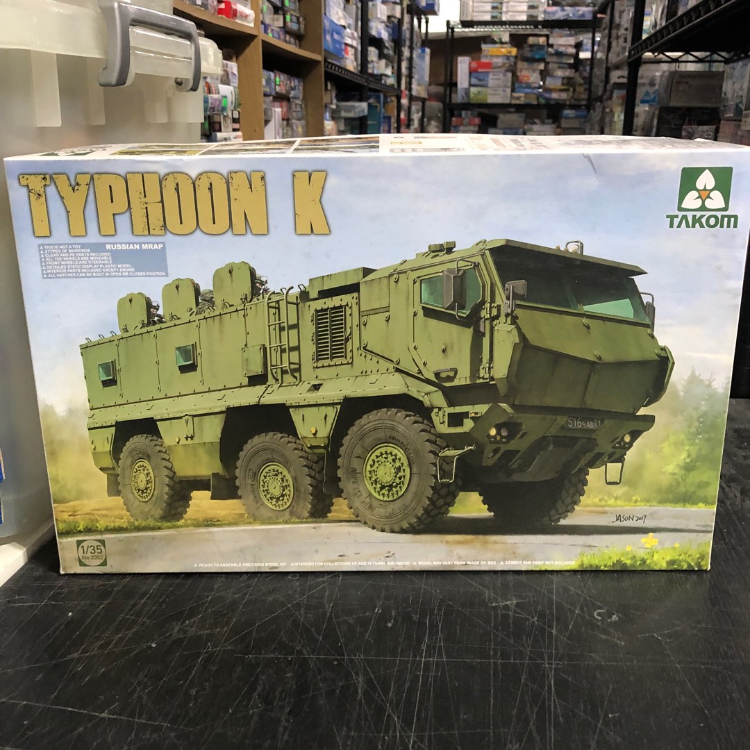 1/35 Takom Russian Typhoon K MRAP Model Kit, Hobbies & Toys, Toys ...