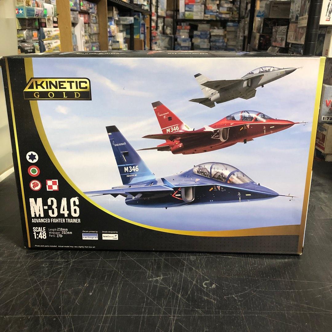 1/48 Kinetic M-346 Advanced Fighter Trainer Model Kit, Hobbies & Toys ...