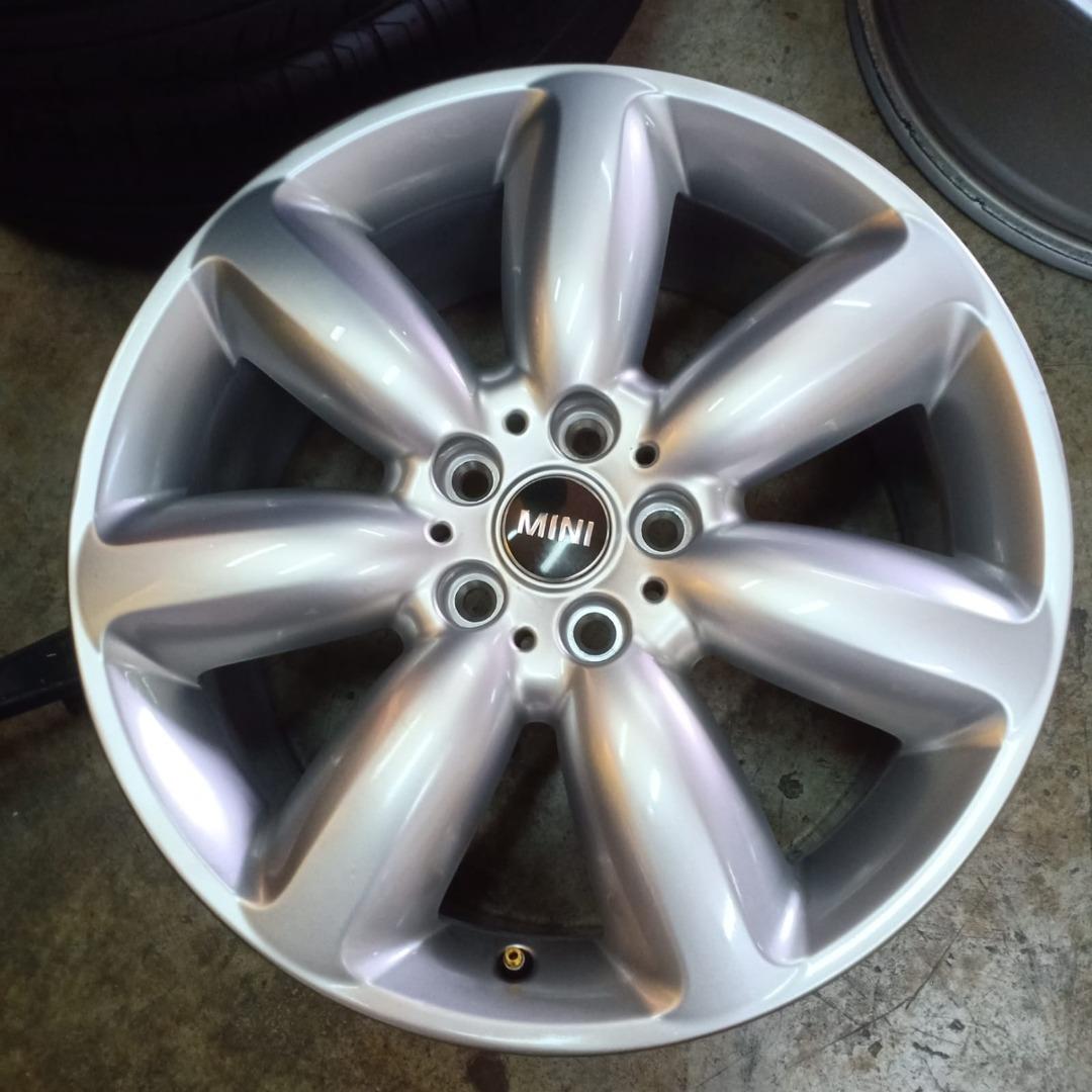 18" Mini Cooper Original rims, Car Accessories, Tyres & Rims on Carousell