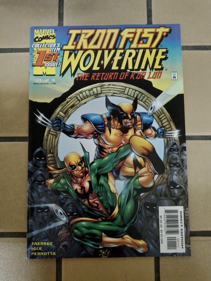 1st issue ! Iron Fist / Wolverine #1 ( Jamal Igle - Cover Art ) Marvel ...