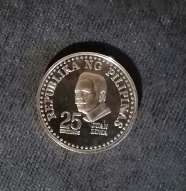 25 sentimo 1976 Juan Luna Proof coin, Hobbies & Toys, Memorabilia & Collectibles, Currency on ...