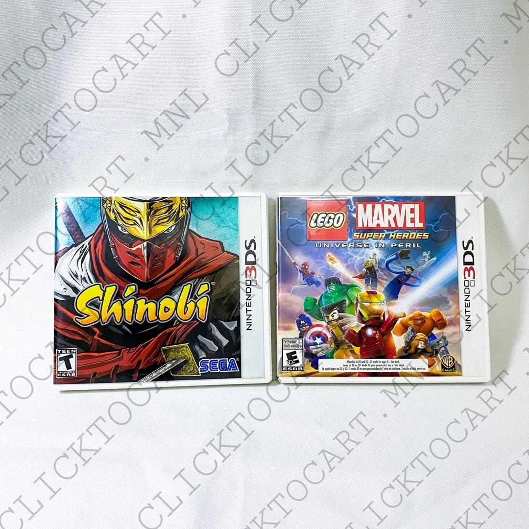 3DS Game Bundle #4 :Shinobi & Lego Marvel Superheroes Universe in Peril ...