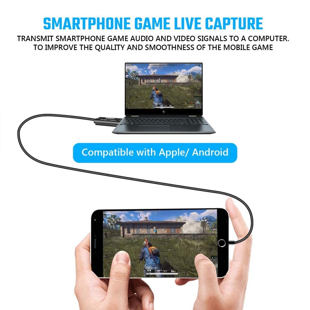 4K 1080P Full HD HDMI to USB 2.0 Video Capture Card for Phone Game ...