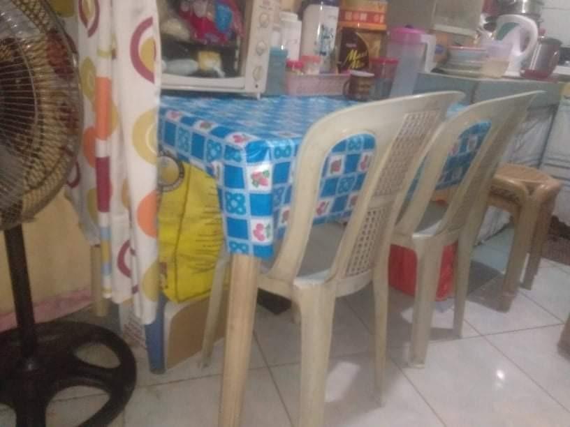 6 seater monoblock table, Furniture & Home Living, Furniture, Tables ...