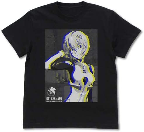 全新 日版 EVA T Shirt S M L XL 黑色 綾波麗 Graphic Ayanami Rei 新世紀福音戰士 ...