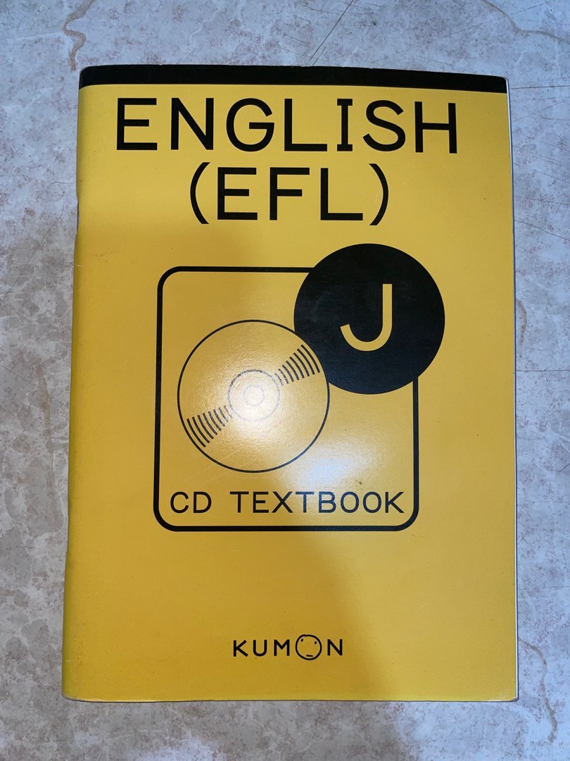 [公文式 Kumon] 英文 (EFL) J 級連 CD 教材本 | English (EFL) Level J CD Textbook ...