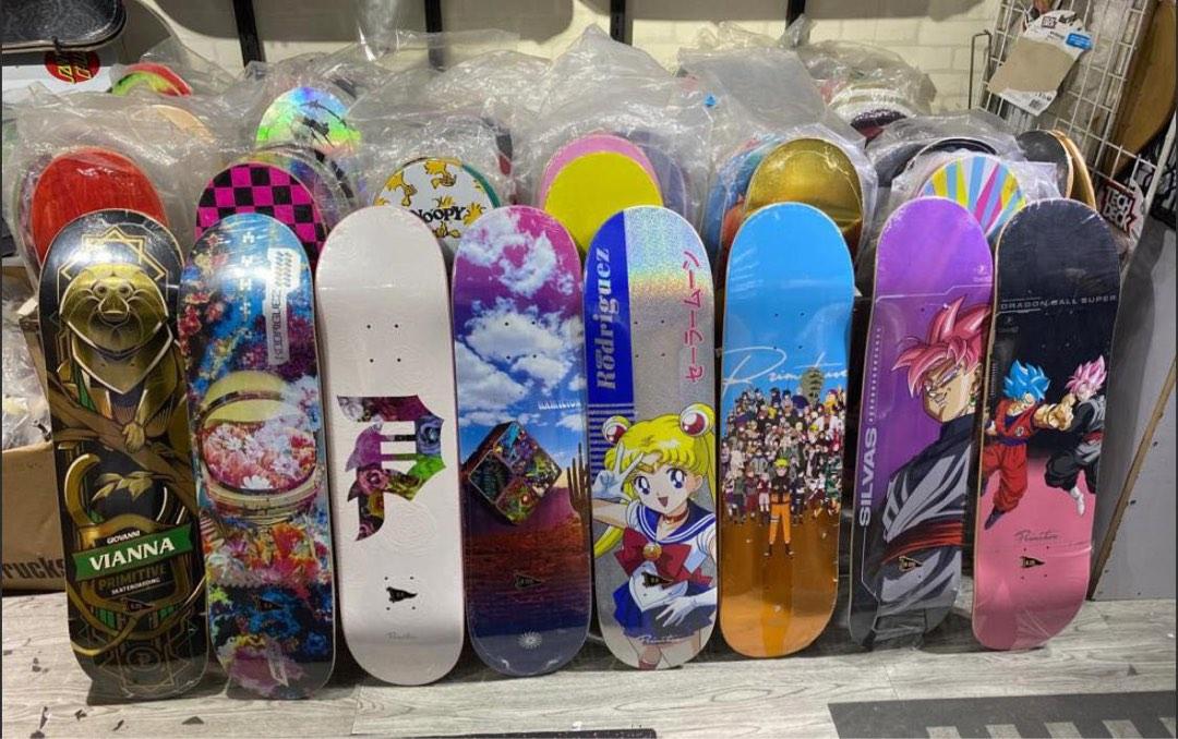 花式滑板 Primitive x Sailor Moon Rodriguez skateboard deck 美少女戰士 月野兔 Naruto ...