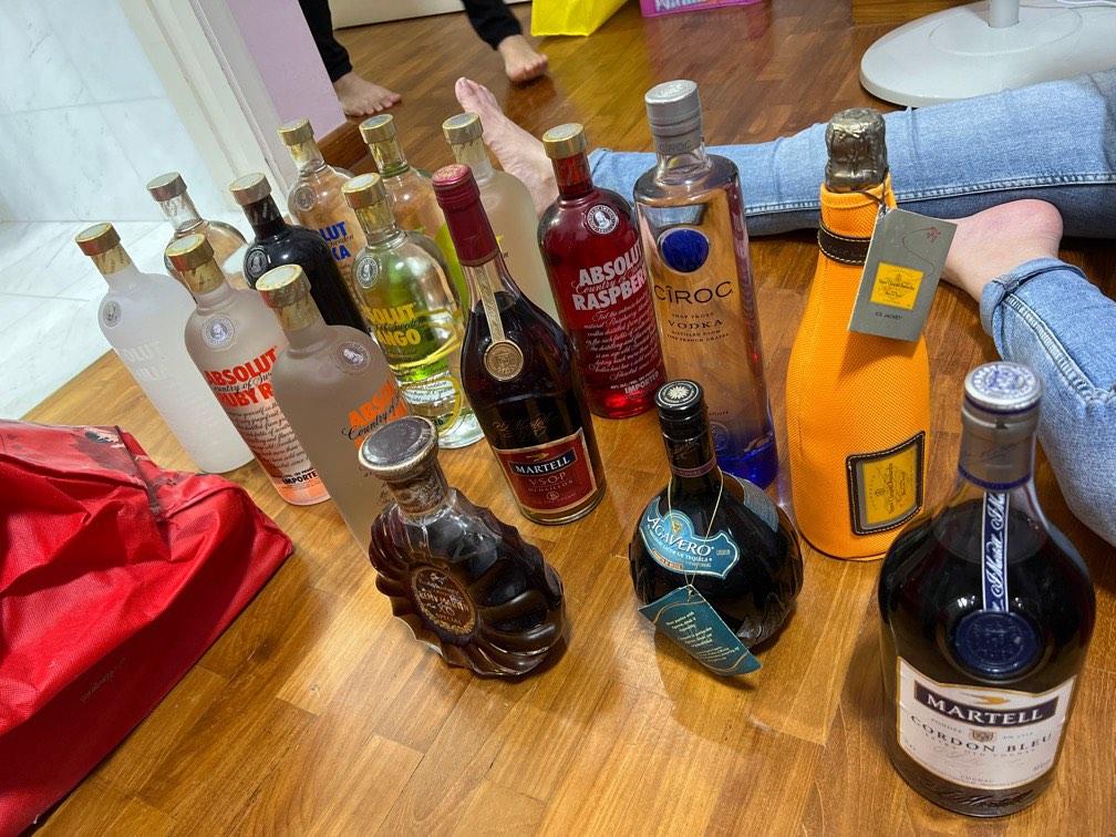 Absolut Vodka , Martell , tequila, Food & Drinks, Alcoholic Beverages ...