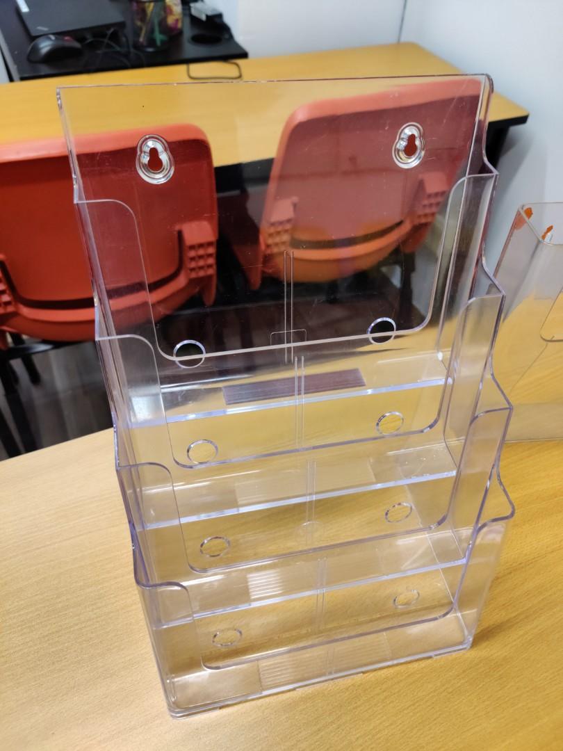 Acrylic flyer holders, Women's Fashion, Jewelry & Organisers, Accessory ...