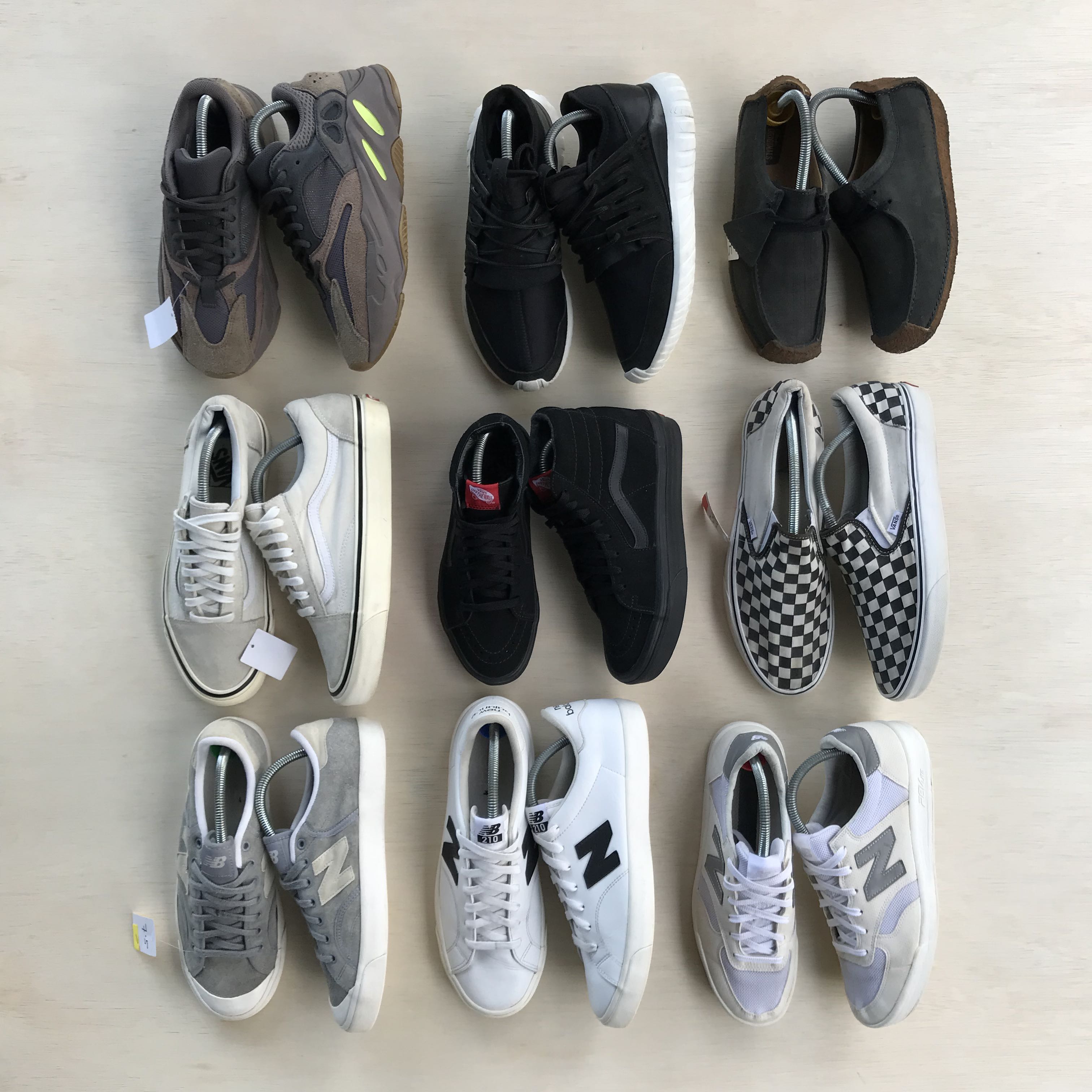 Adidas Clarks Vans New Balance Kasut Bundle, Men's Fashion, Footwear ...