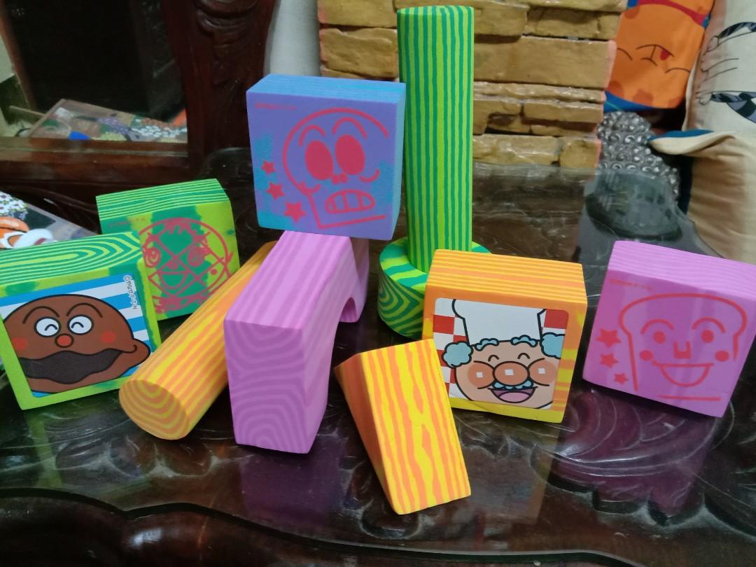 ANPANMAN &FRIENDS RUBBER BLOCKS, LIKENEW NO TAG, 58 PIECES, Hobbies ...