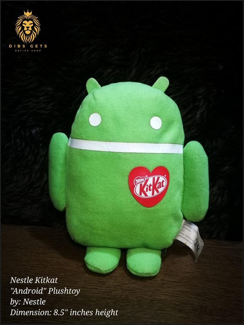 Android Plushtoy by: Kit Kat, Hobbies & Toys, Toys & Games on Carousell