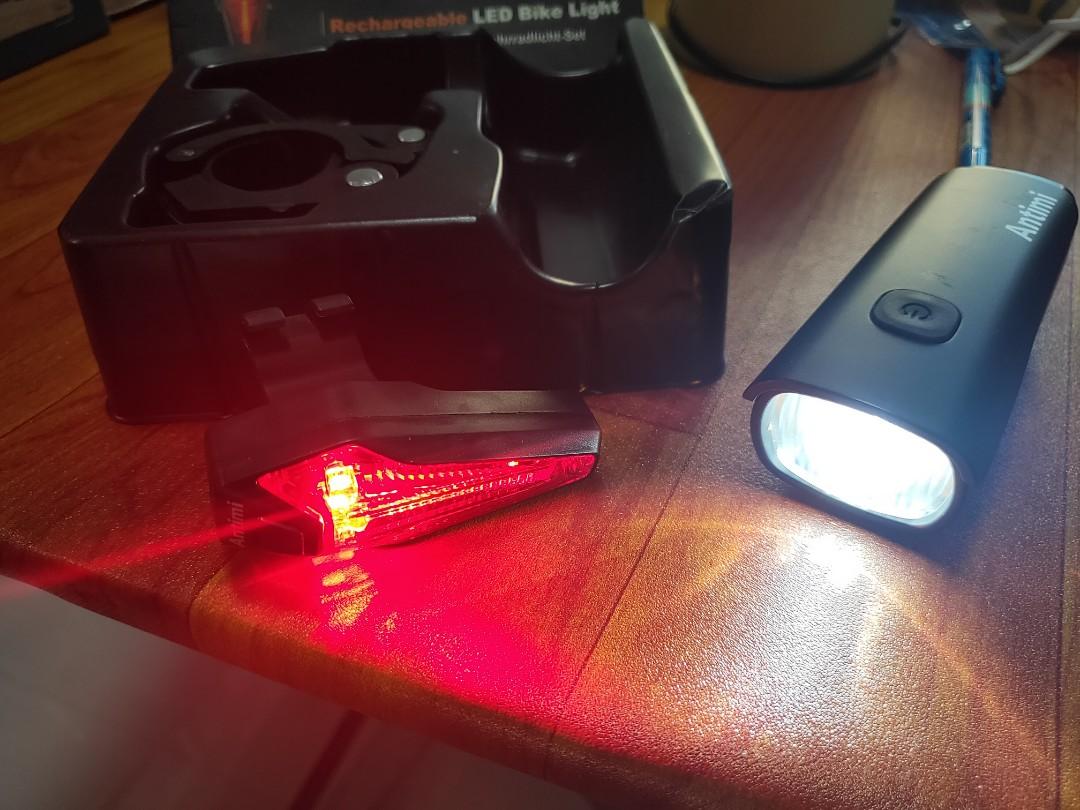 Antimi rechargeable LED Bike light, Sports Equipment, Bicycles & Parts ...