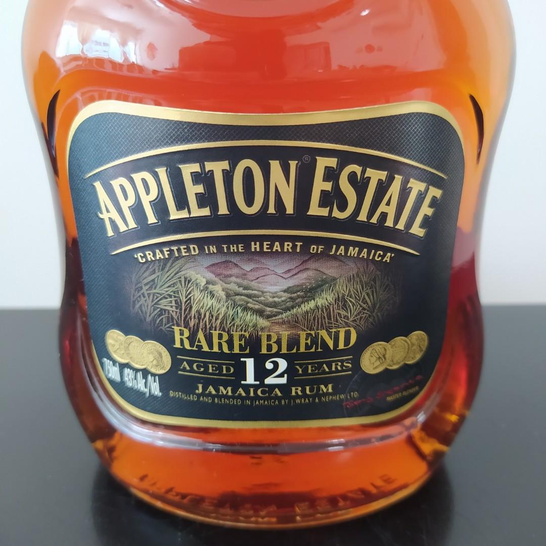 Appleton Rare Blend 12 year Jamaican rum, Food & Drinks, Alcoholic ...