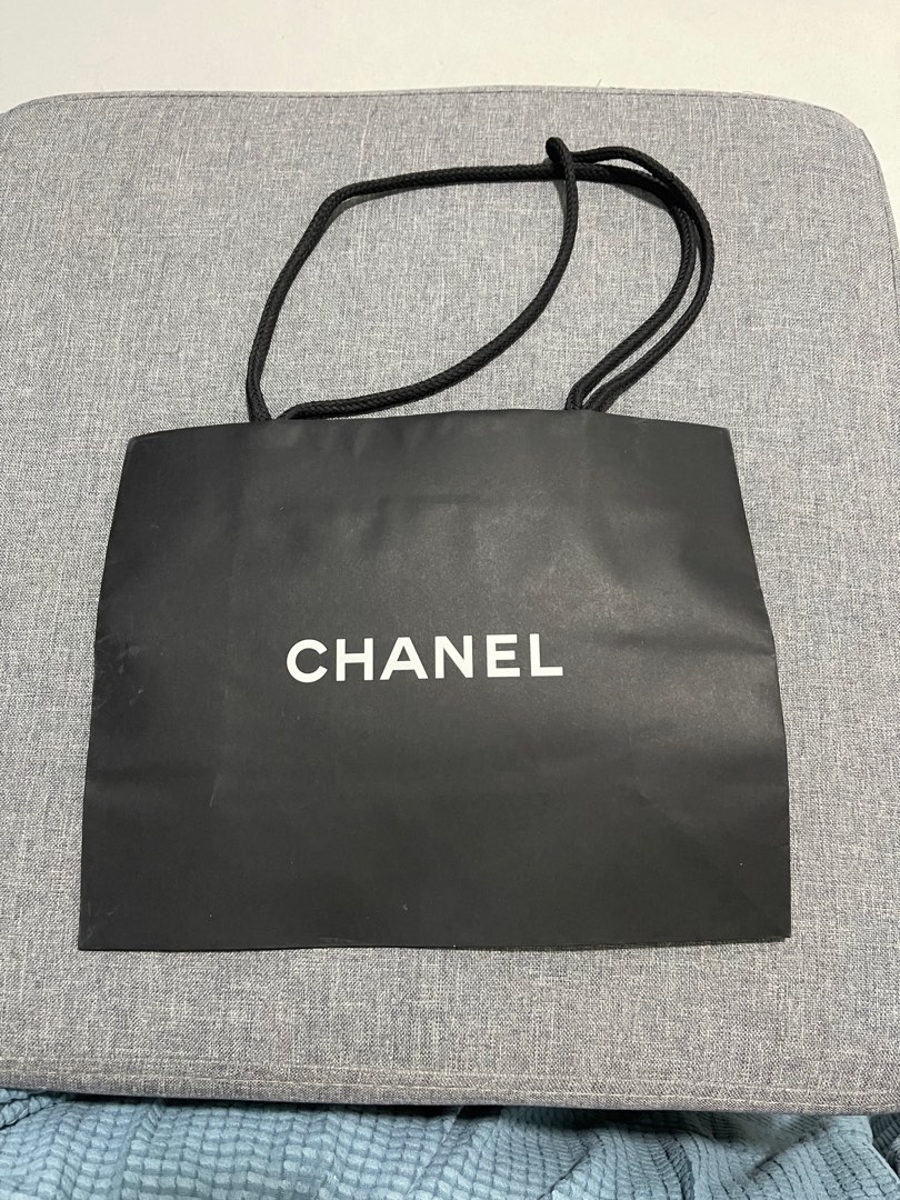 Authentic Chanel Paper Bag, Luxury, Bags & Wallets on Carousell
