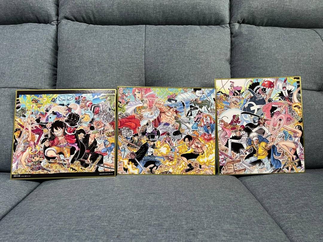Authentic One Piece Kuji Visual Board Artboard Photo, Hobbies & Toys ...