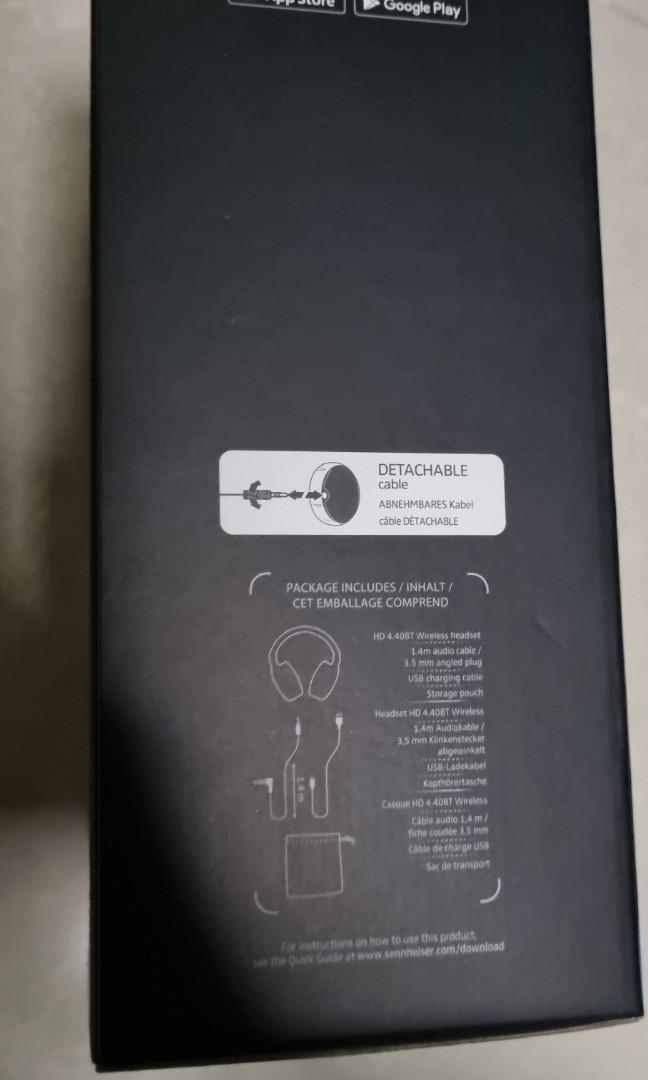 (Authentic Sticker) Sennheiser HD 4.40 BT Wireless Headphones ...